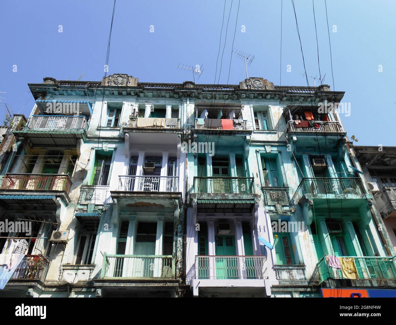 Historic Buildings in Yangon, Myanmar Stock Photo - Alamy