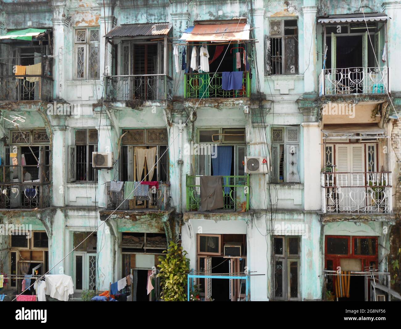 Historic Buildings in Yangon, Myanmar Stock Photo - Alamy