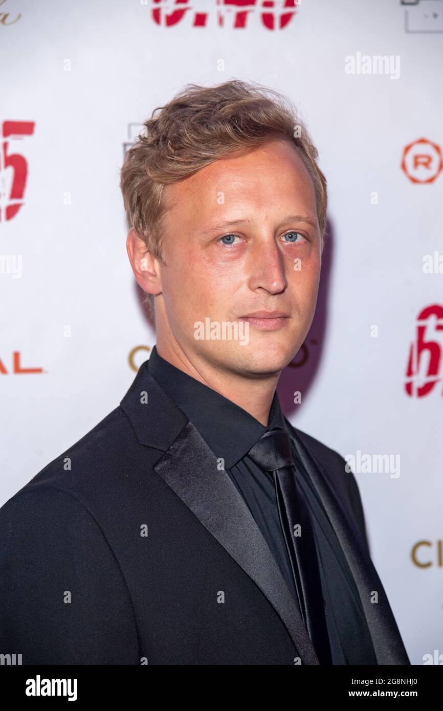 Joshua Matthew Smith attends the "6:45" New York Premiere at Regal ...
