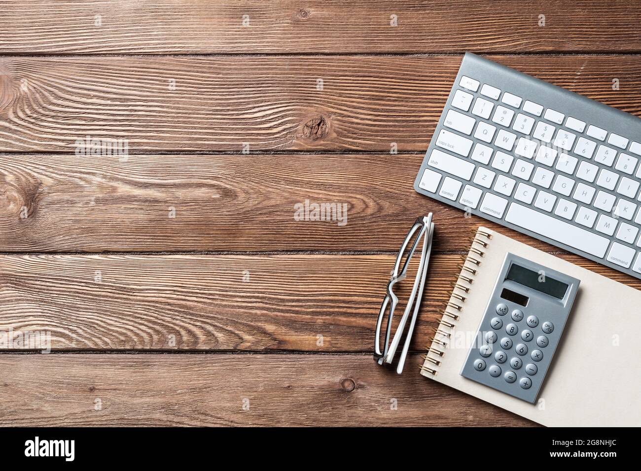 Still life of accountant office workspace Stock Photo - Alamy