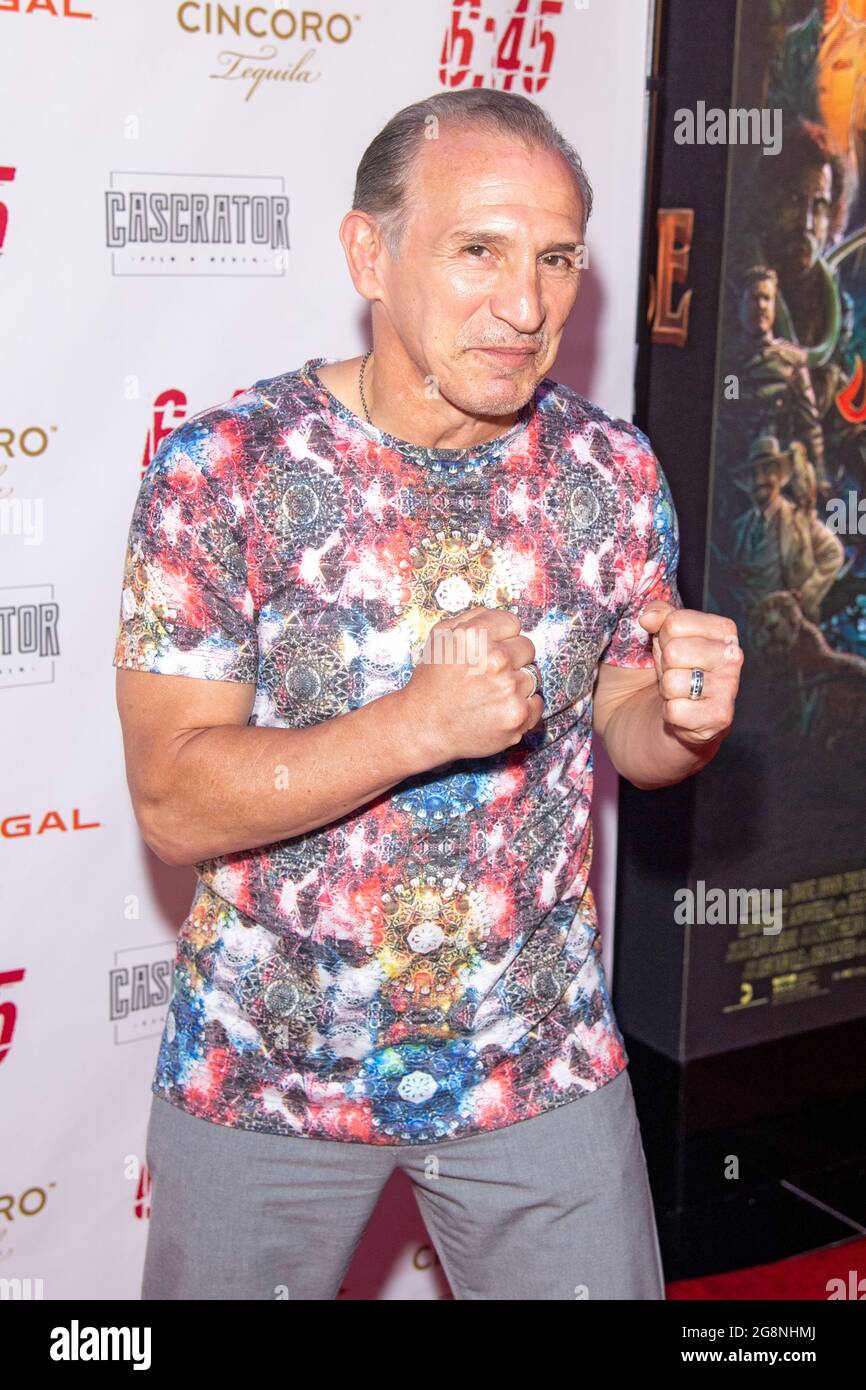Ray Mancini attends the "6:45" New York Premiere at Regal Union Square ...