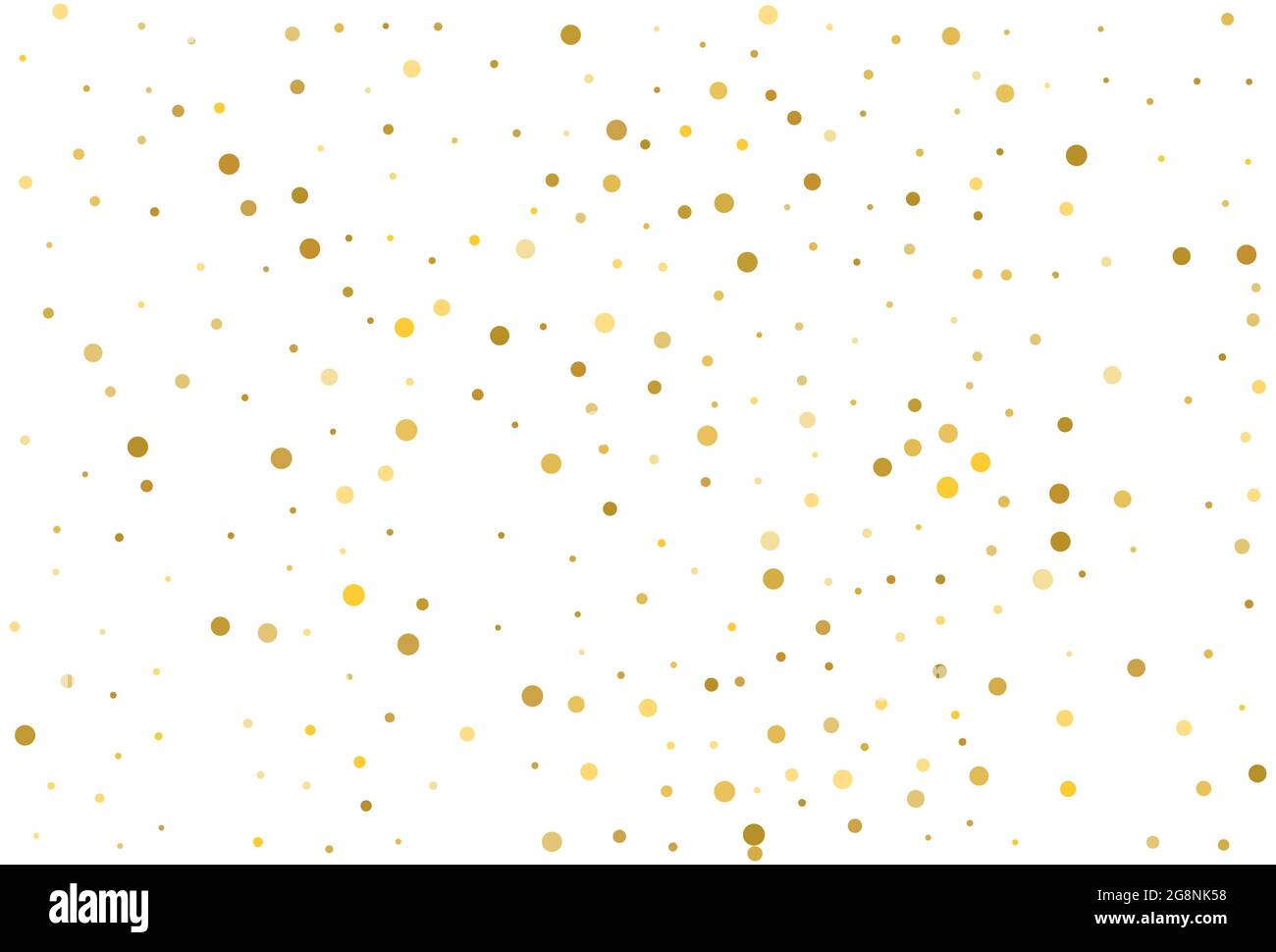 Gold dots vector Cut Out Stock Images & Pictures - Alamy