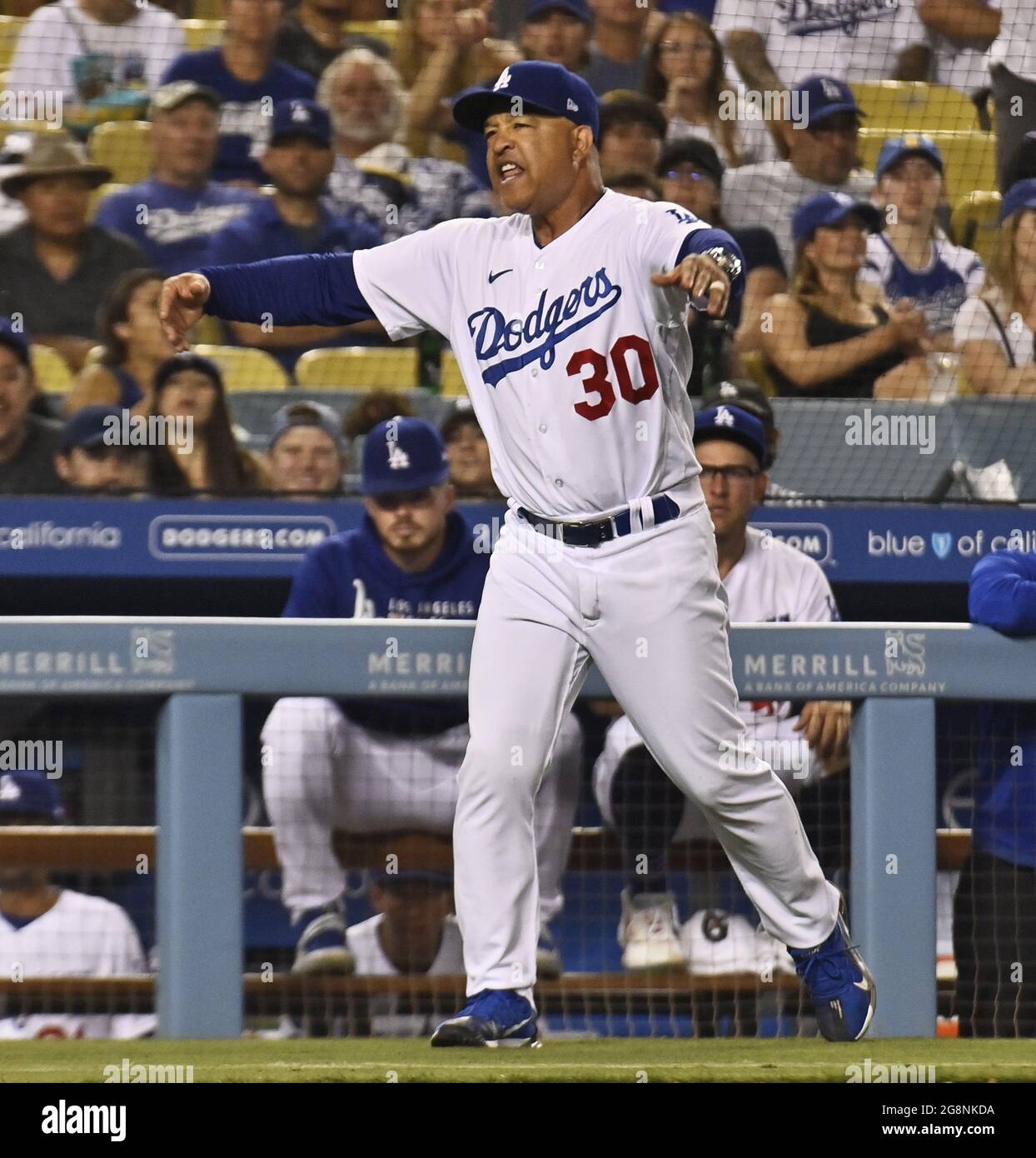 Los Angeles, United States. 22nd July, 2021. Los Angeles Dodgers ...
