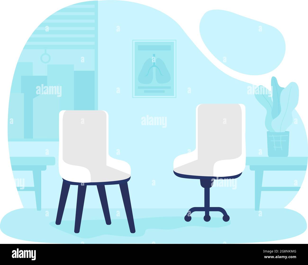 Infirmary 2D vector isolated illustration Stock Vector Image & Art - Alamy