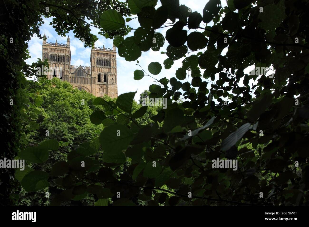The West front of Durham Cathedral, UK Stock Photo - Alamy