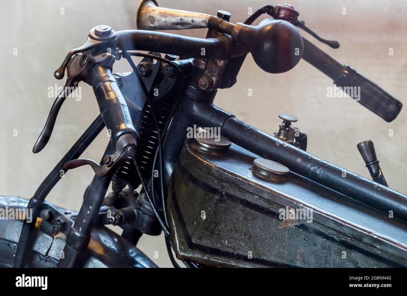 The first bike built by Carlo Guzzi and Parodi, Historical museum of ...