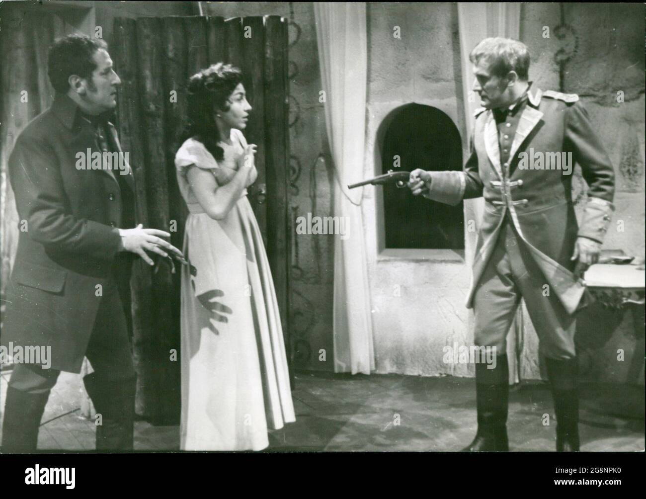 Foto einer Szene aus dem Fernsehfilm "Die Verlobung in St. Domingo". Im ...