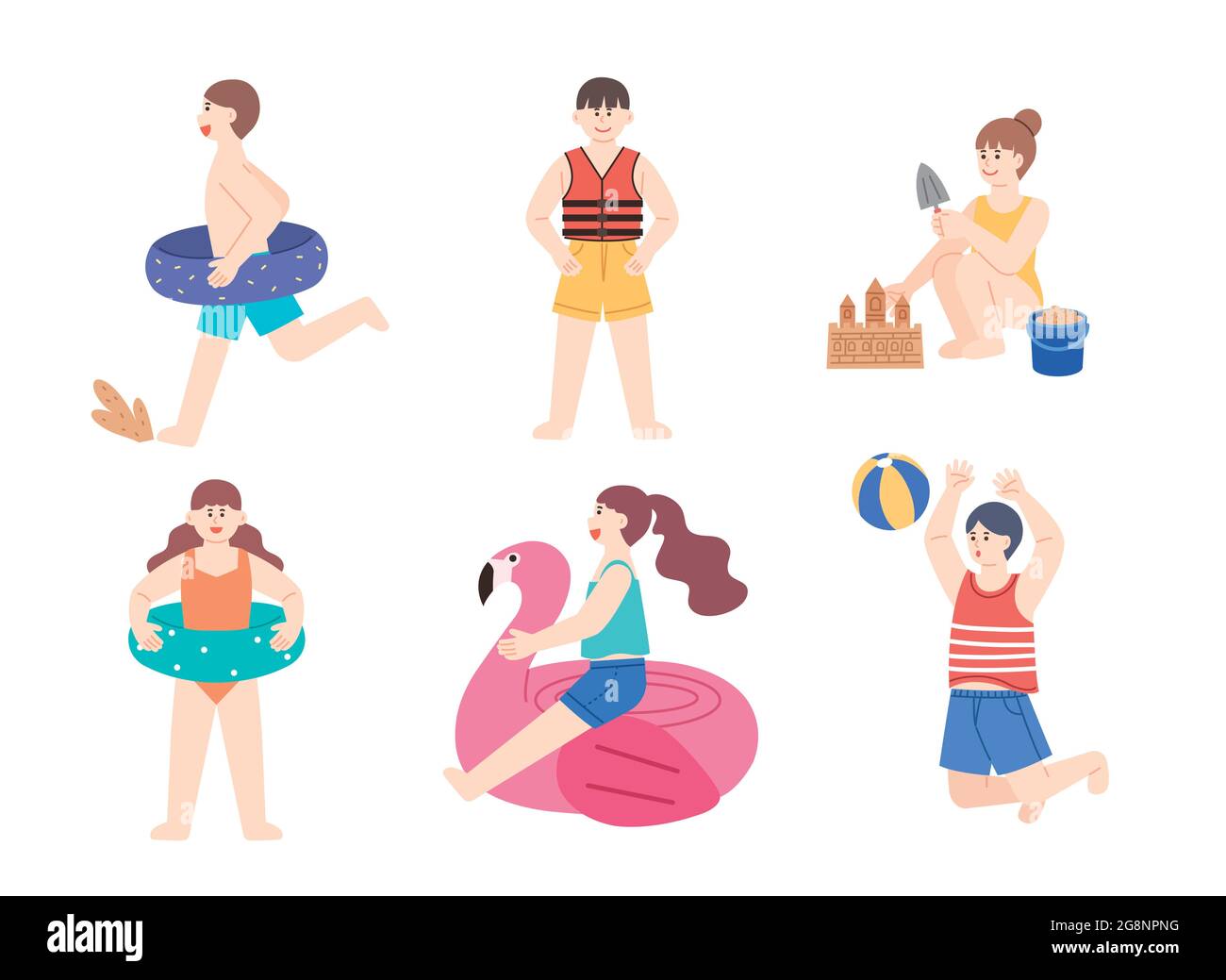 people enjoying summer life Stock Photo - Alamy