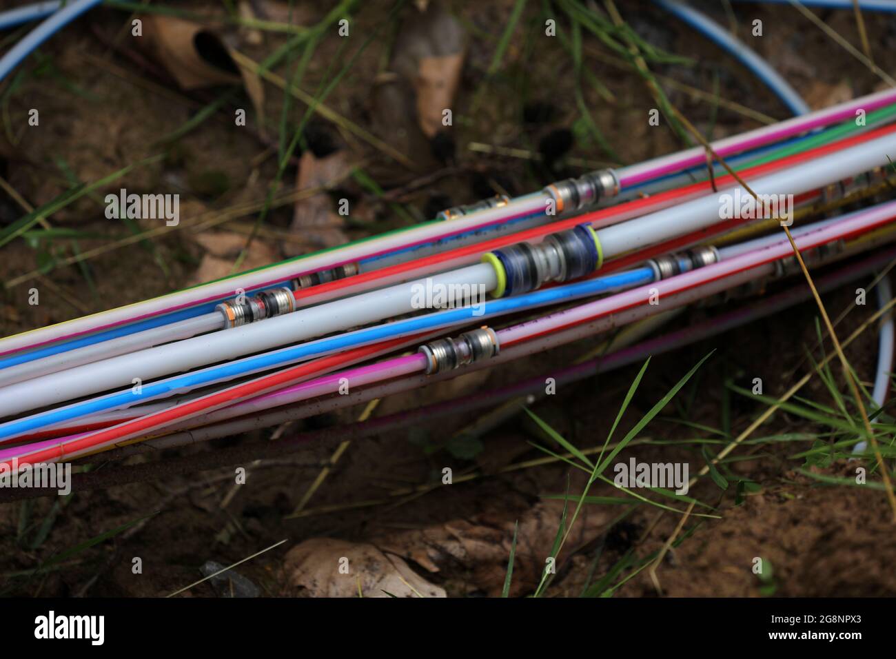 Yellow green ground wire hi-res stock photography and images - Alamy