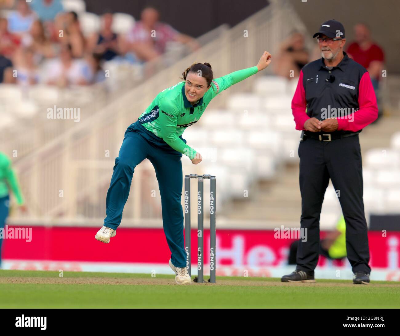 London UK. July 21 2021: . Mady Villiers of The Oval Invincibles ...
