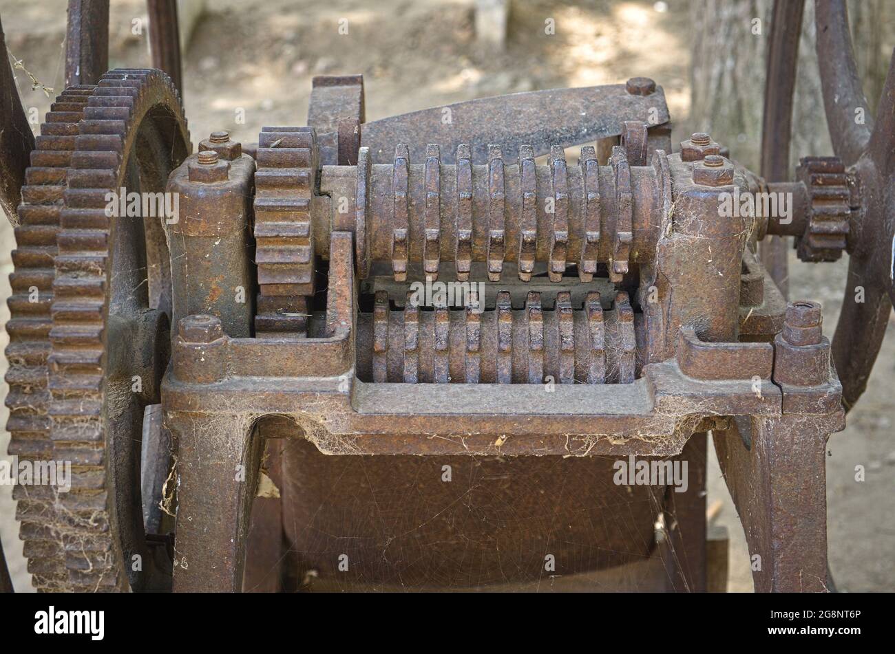 Old machine rusty metal machinery hi-res stock photography and images ...