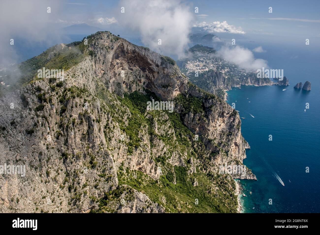 Aerial view capri hi-res stock photography and images - Alamy