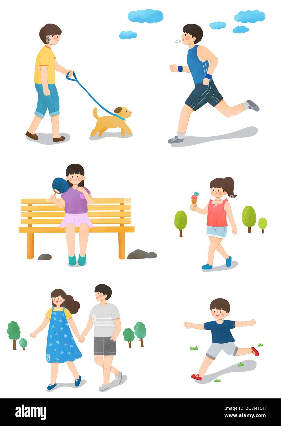 Hot walk Cut Out Stock Images & Pictures - Alamy