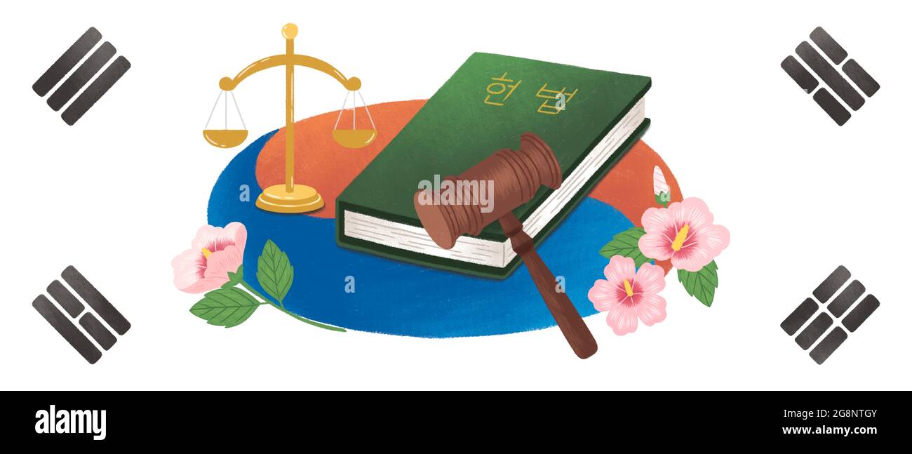 Korea constitution enactment day Stock Photo - Alamy