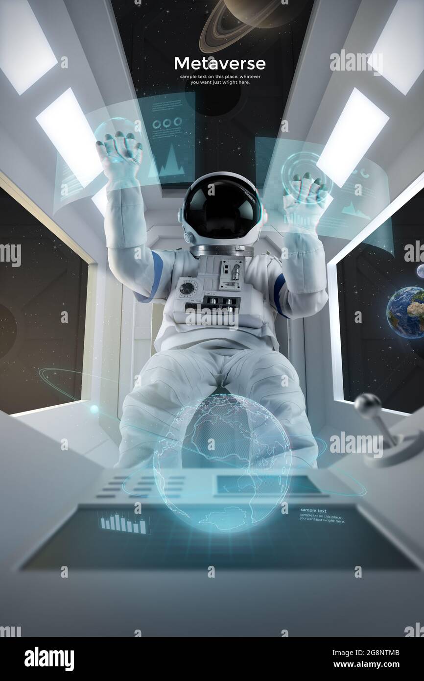 Planet earth hologram in virtual hi-res stock photography and images ...