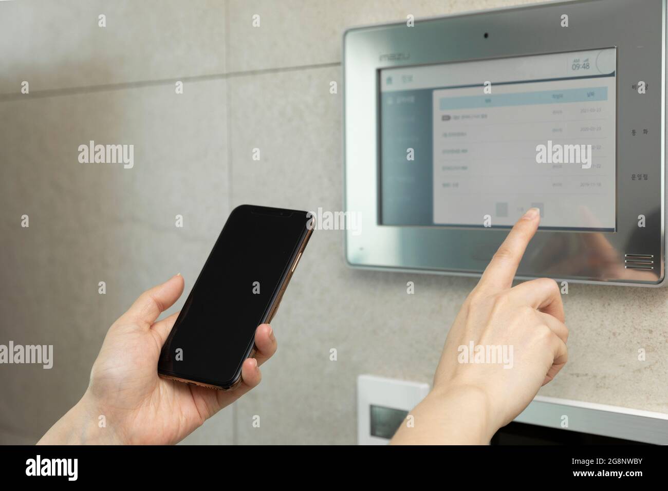 IoT internet of things technology setting at home Stock Photo - Alamy