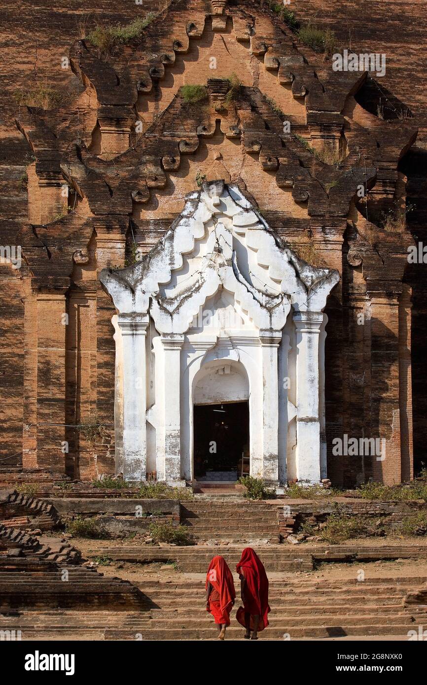 Mingun Pagoda, Mingun, Sagaing Region, Myanmar, Burma, Southeast Asia ...