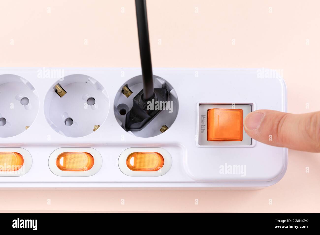 Turning plug switch on hi-res stock photography and images - Alamy