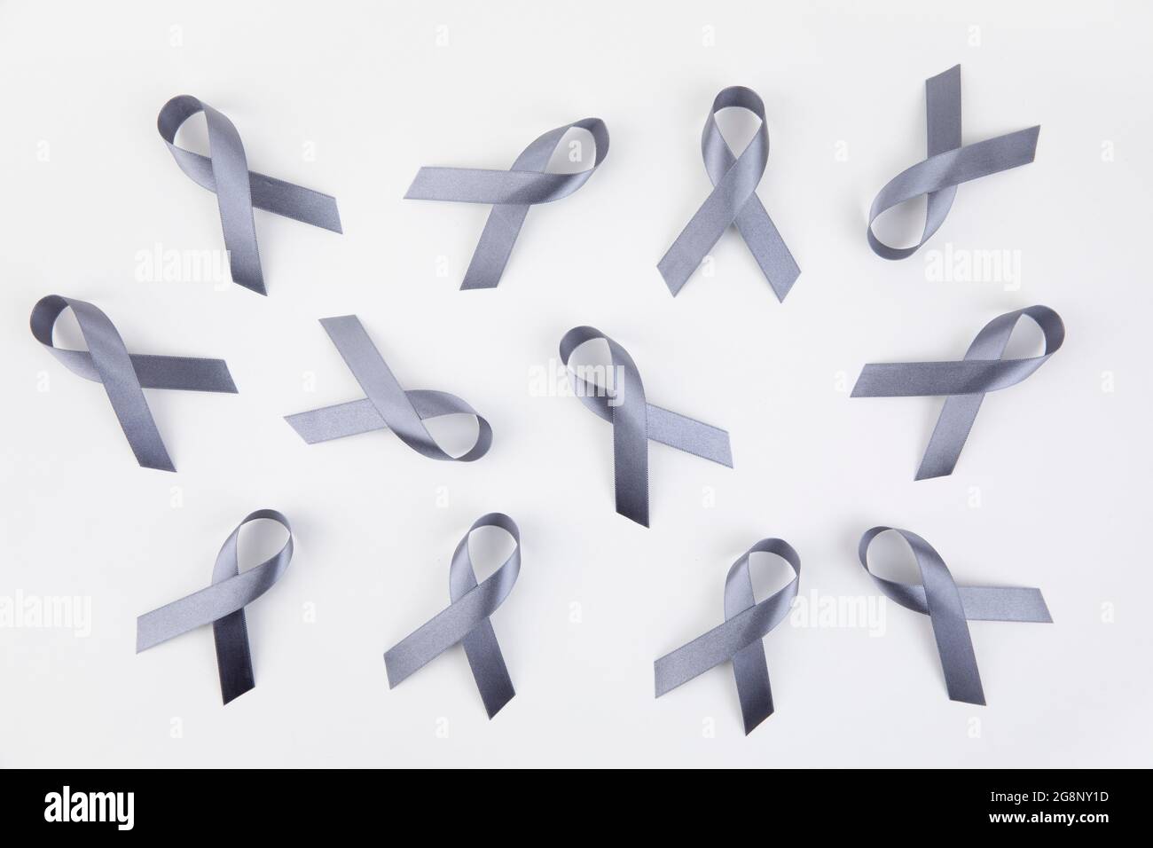 Gray ribbons hi-res stock photography and images - Alamy