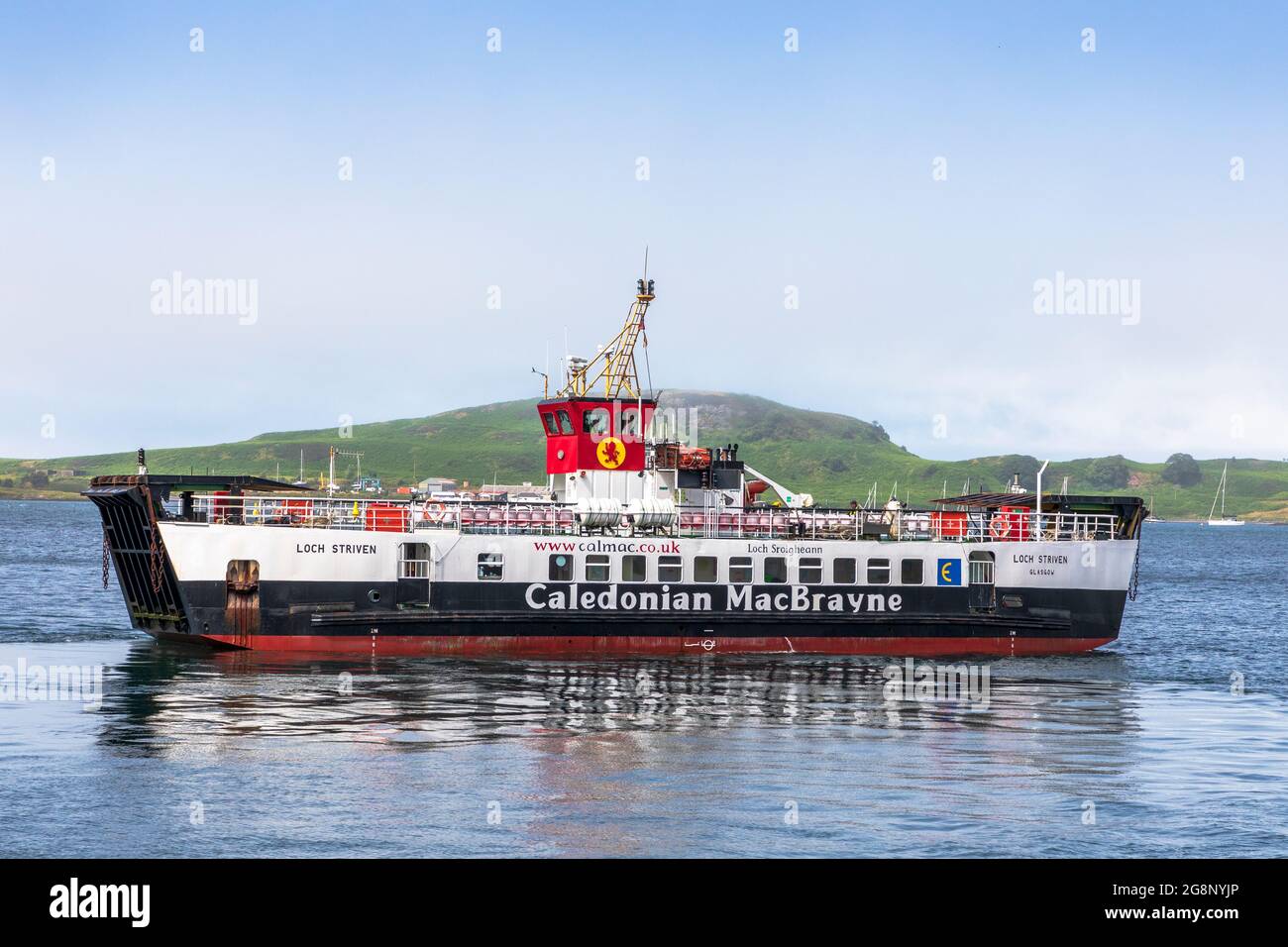 MV Loch Striven a Ro-Ro passenger ferry owned by Caledonian MacBrayne ...