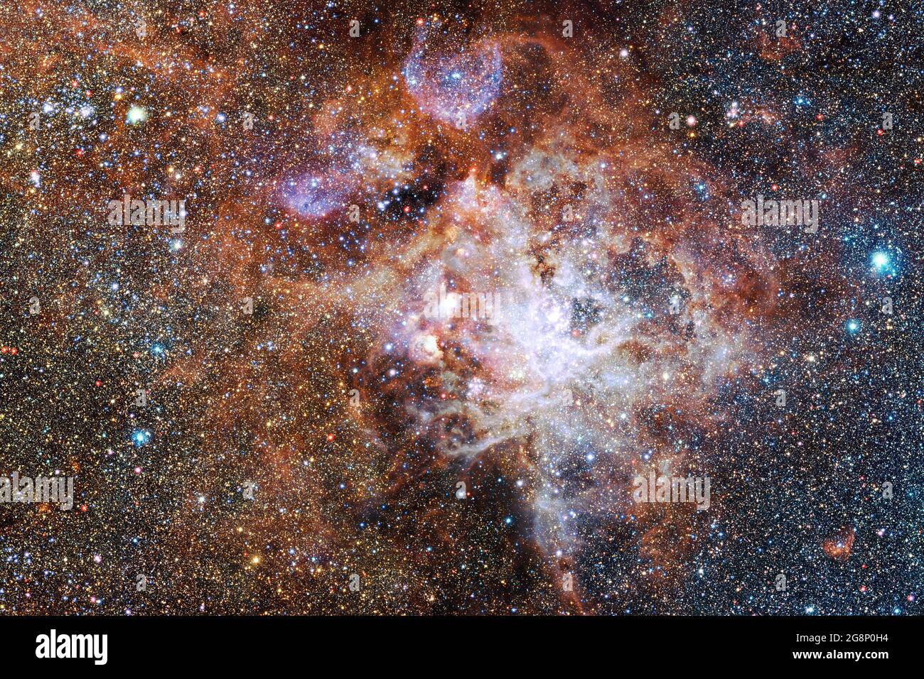 Cluster of stars. Starfield. Nebula. Elements of this image furnished ...