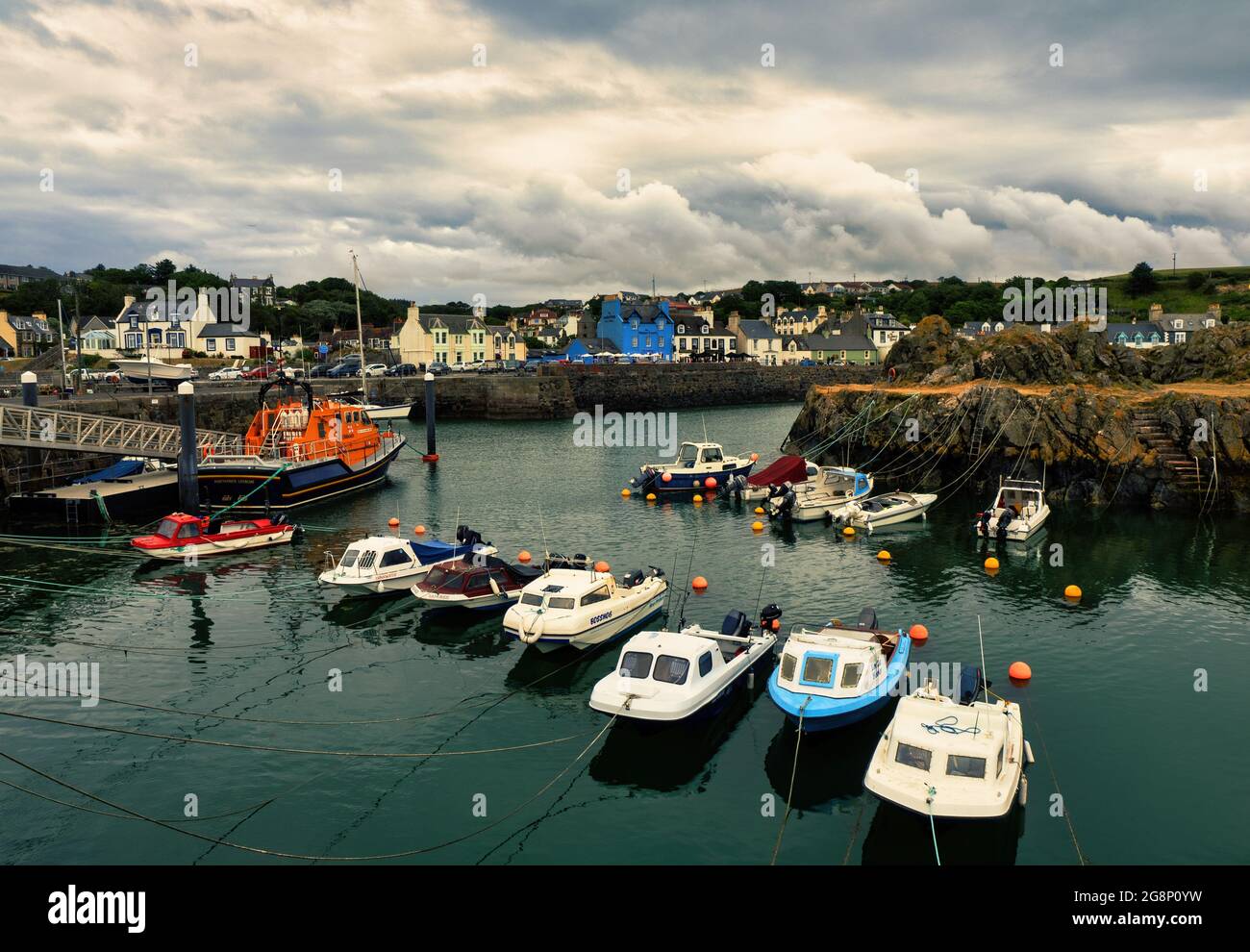 Portpatrick is a popular seaside town on the western shore of the Rhins ...