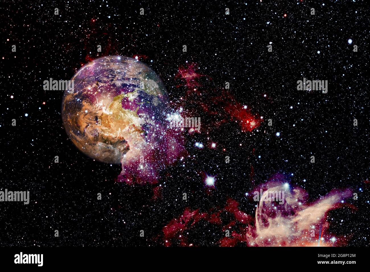 Deep space. Awesome science fiction render. Elements of this image ...