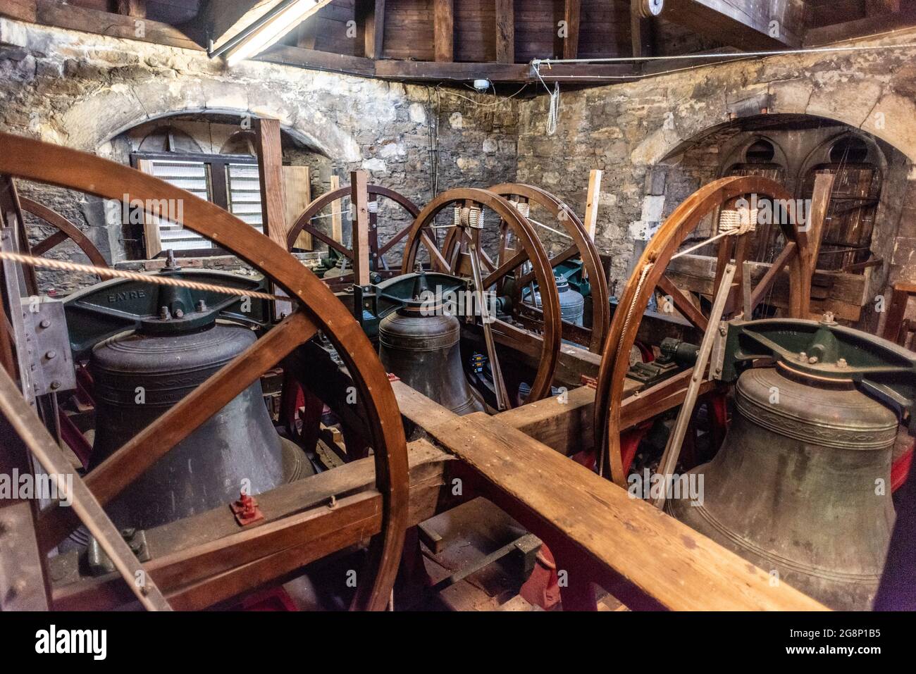 Inside bell tower hi-res stock photography and images - Alamy
