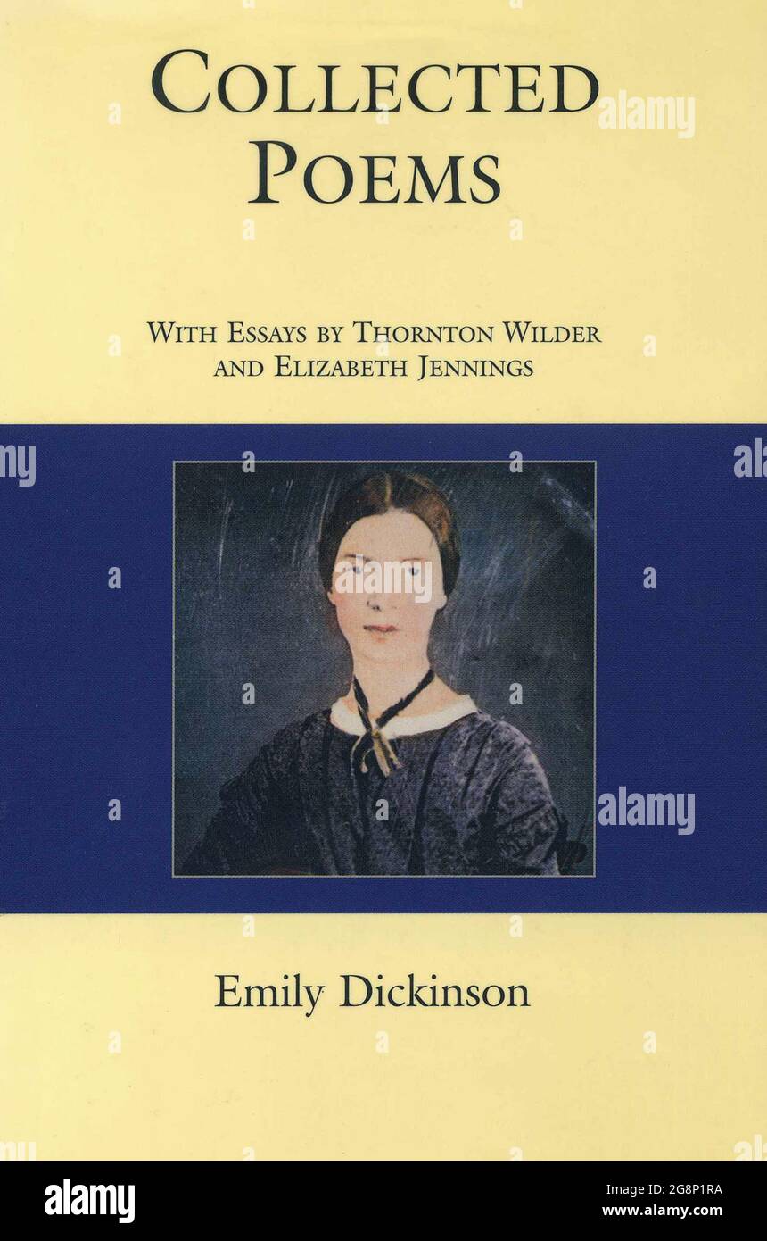 Book cover. "Collected Poems by Emily Dickinson Stock Photo - Alamy