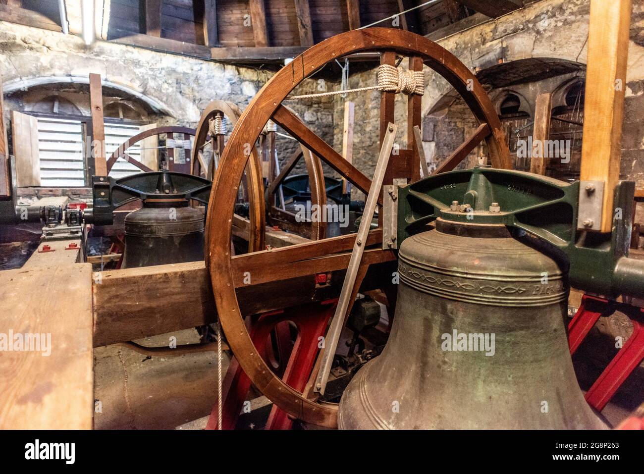 Inside bell tower hi-res stock photography and images - Alamy