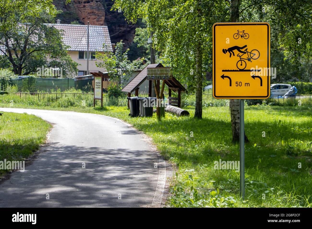 Beware Of Cyclists Sign High Resolution Stock Photography and Images ...