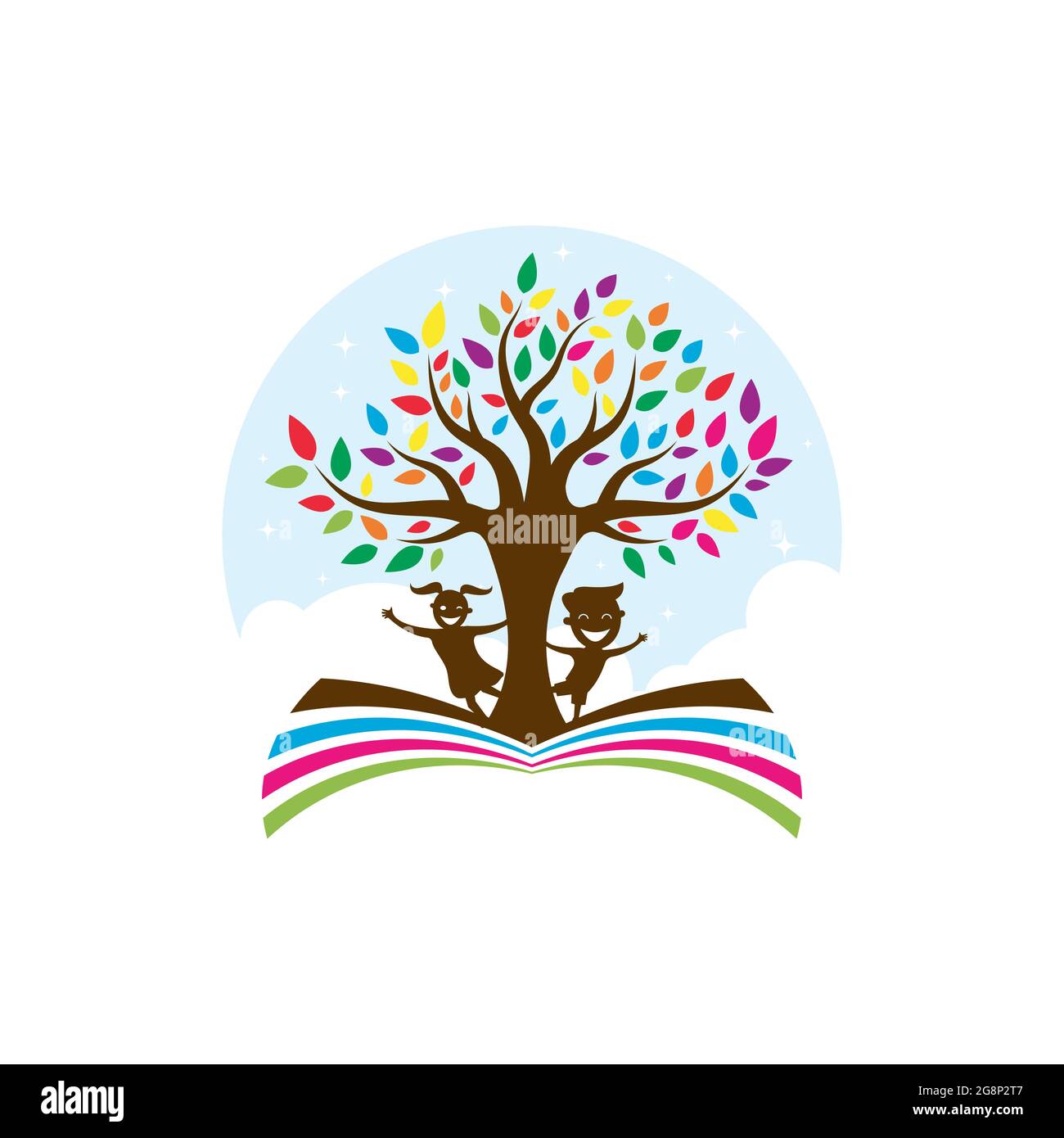 Kid teaching kids Stock Vector Images - Alamy