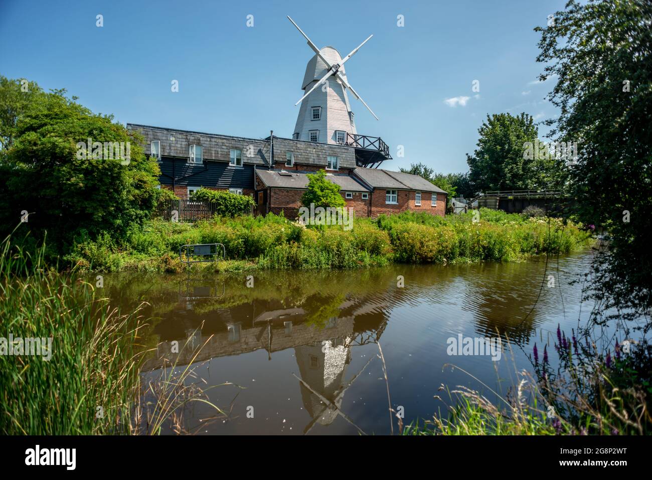 Rye, July 2021: Rye Windmill, in Rye, East Sussex Stock Photo - Alamy