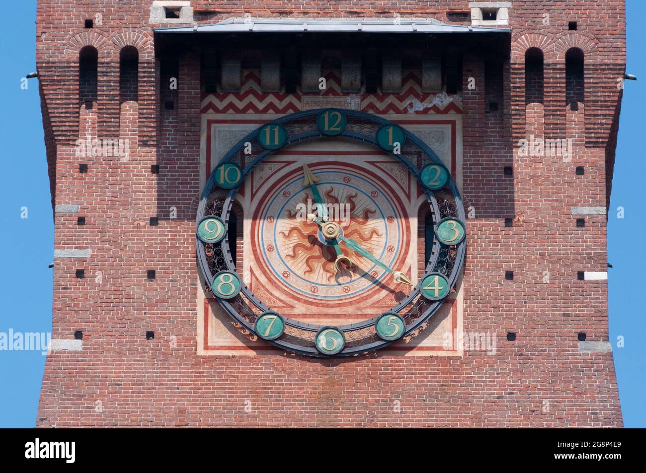 Clock tower milan italy hi-res stock photography and images - Alamy
