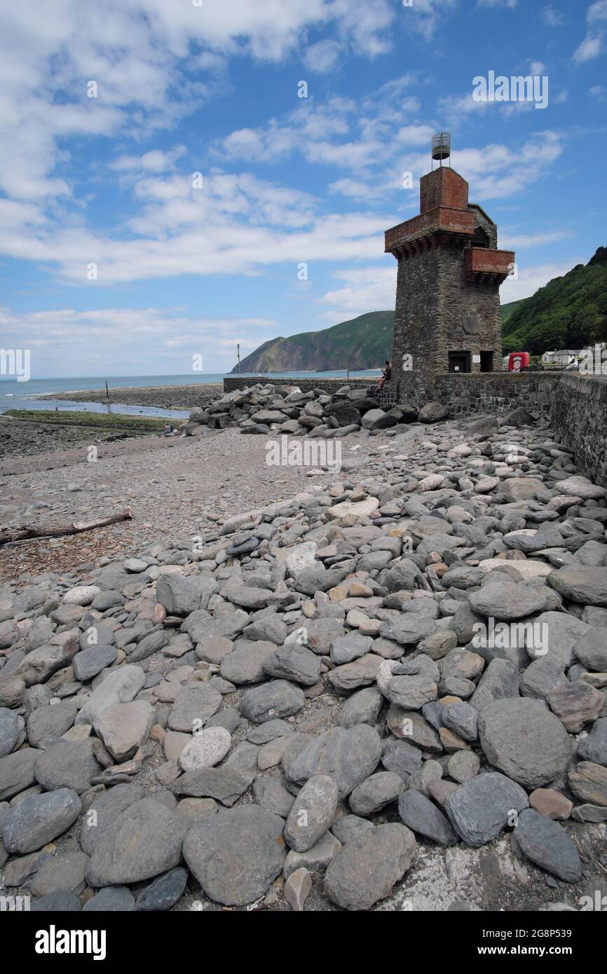 Rhenish Tower is very much a symbol of Lynton and Lynmouth In North ...