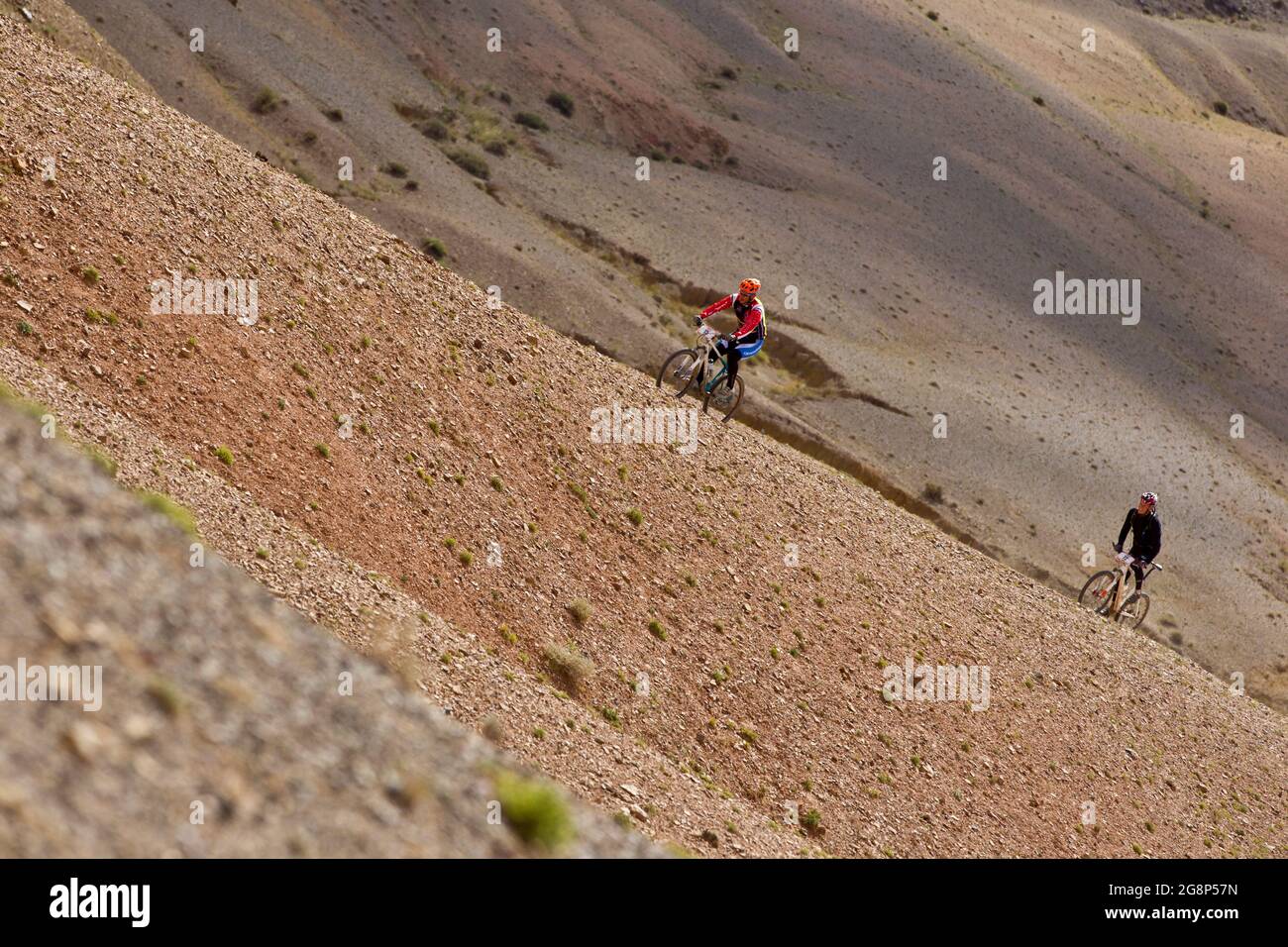 Mongolia Bike Challenge, Dund Saiklan Mount ,Tsavan Tsuvatga , Mongolia , Central Asia, Asia ...