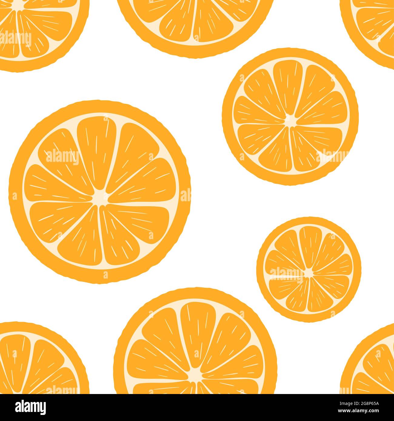 Solid Bright Orange Background