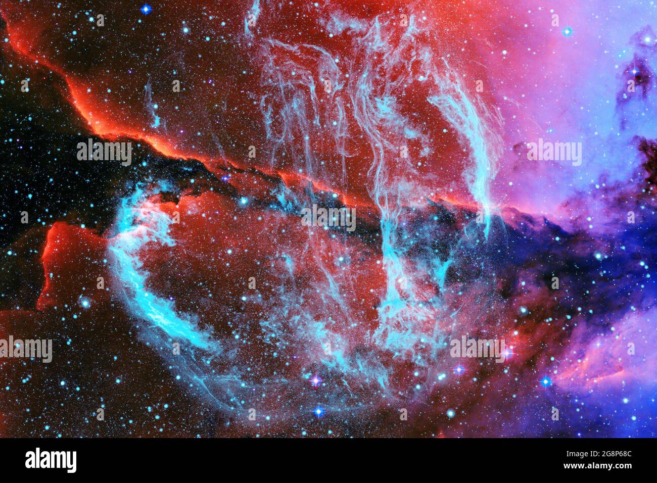 Cluster of stars. Starfield. Nebula. Elements of this image furnished ...