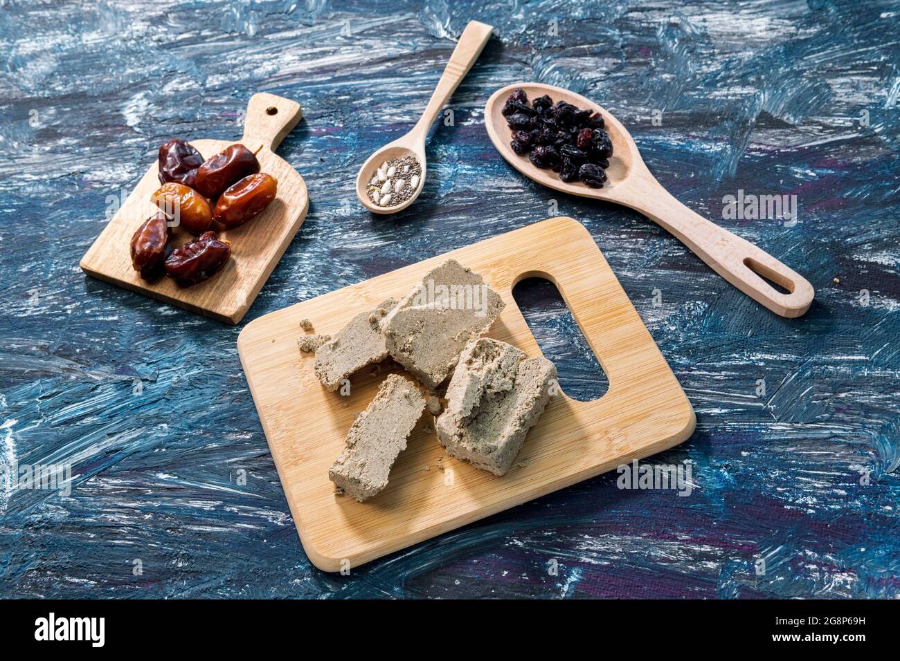 Halva of sunflower seeds. Traditional Middle Eastern sweets. Jewish ...