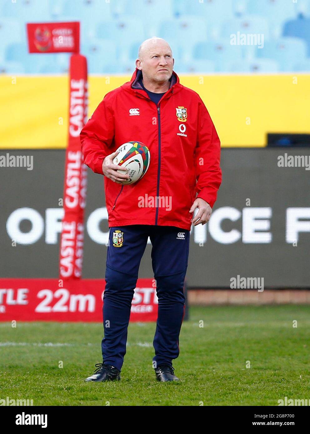 British and Irish Lions kicking coach Neil Jenkins during the Castle ...