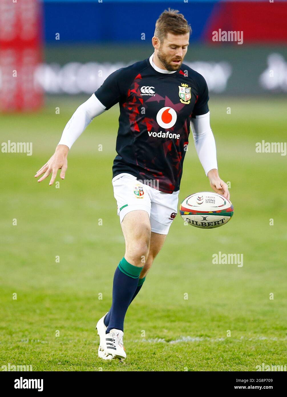 Elliot Daly of the British and Irish Lions during the Castle Lager ...