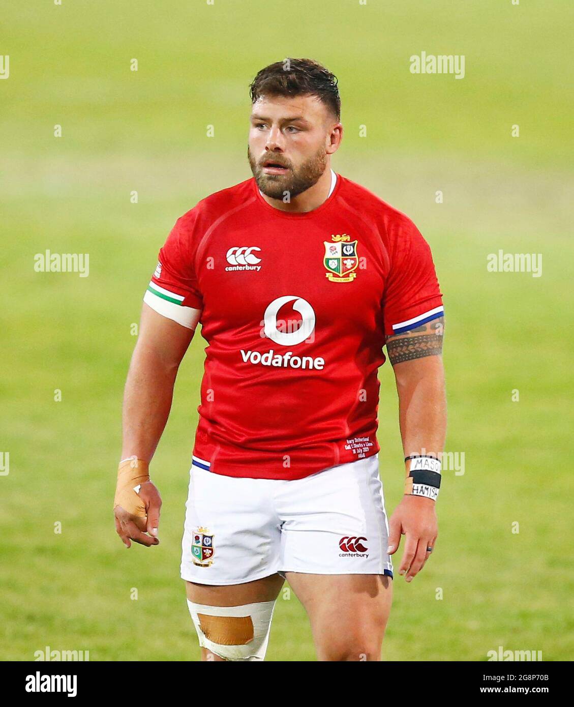 Rory Sutherland of the British and Irish Lions during the Castle Lager ...