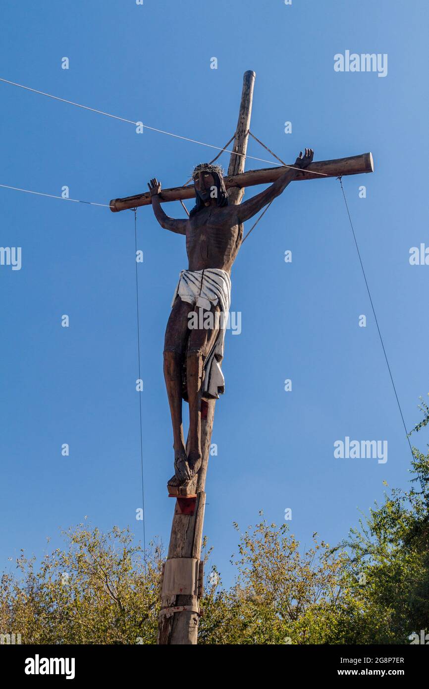 Jesus Christ statue in Jesus Maria town, Argentina Stock Photo - Alamy