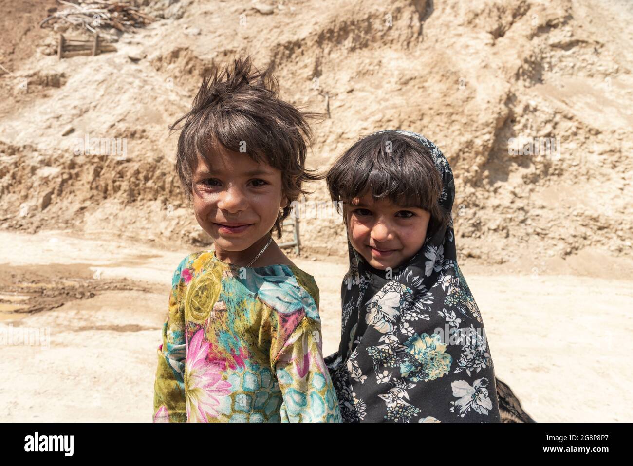 Bandipora, India. 22nd July, 2021. Girls from Dard tribe pose for a ...