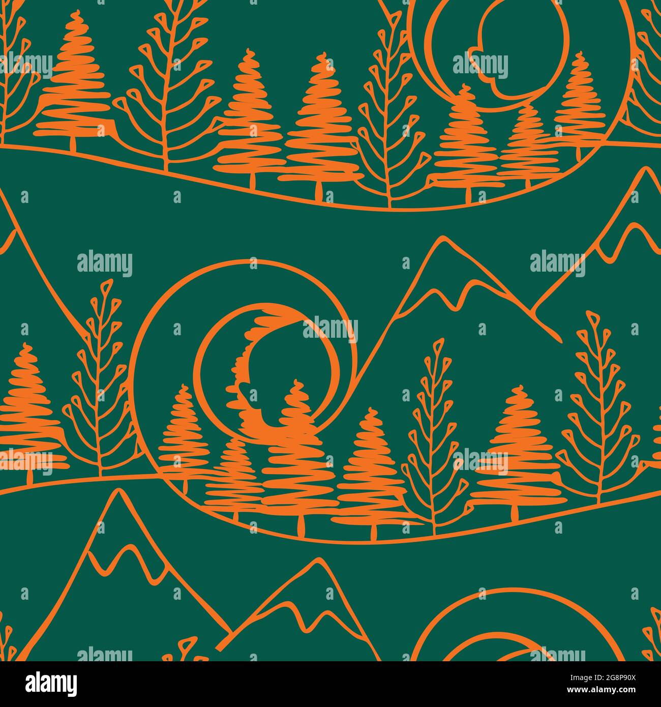 Woodland texture Stock Vector Images - Alamy