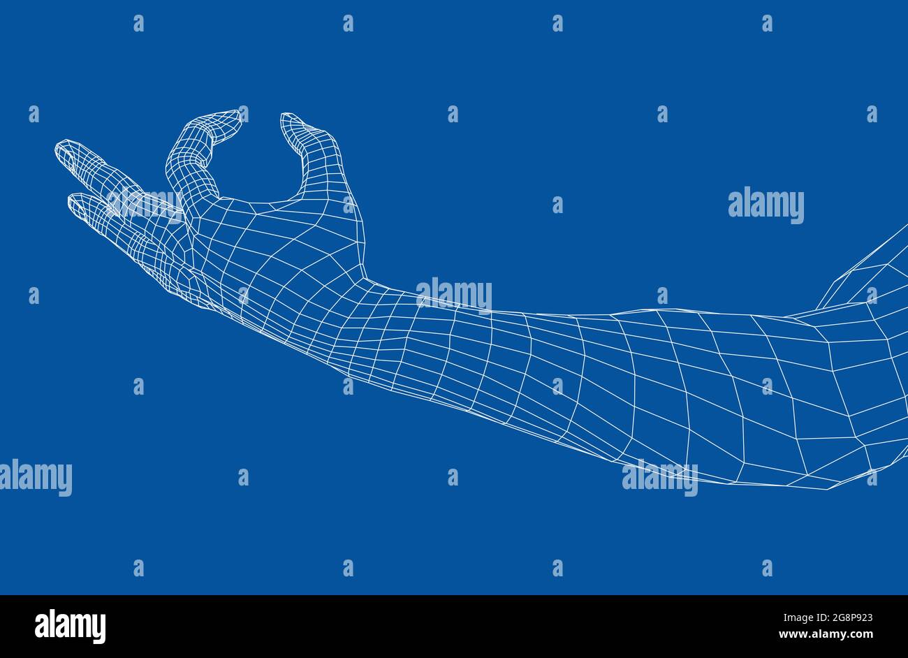 Hand hold some tiny or thin object. Vector Stock Vector Image & Art - Alamy