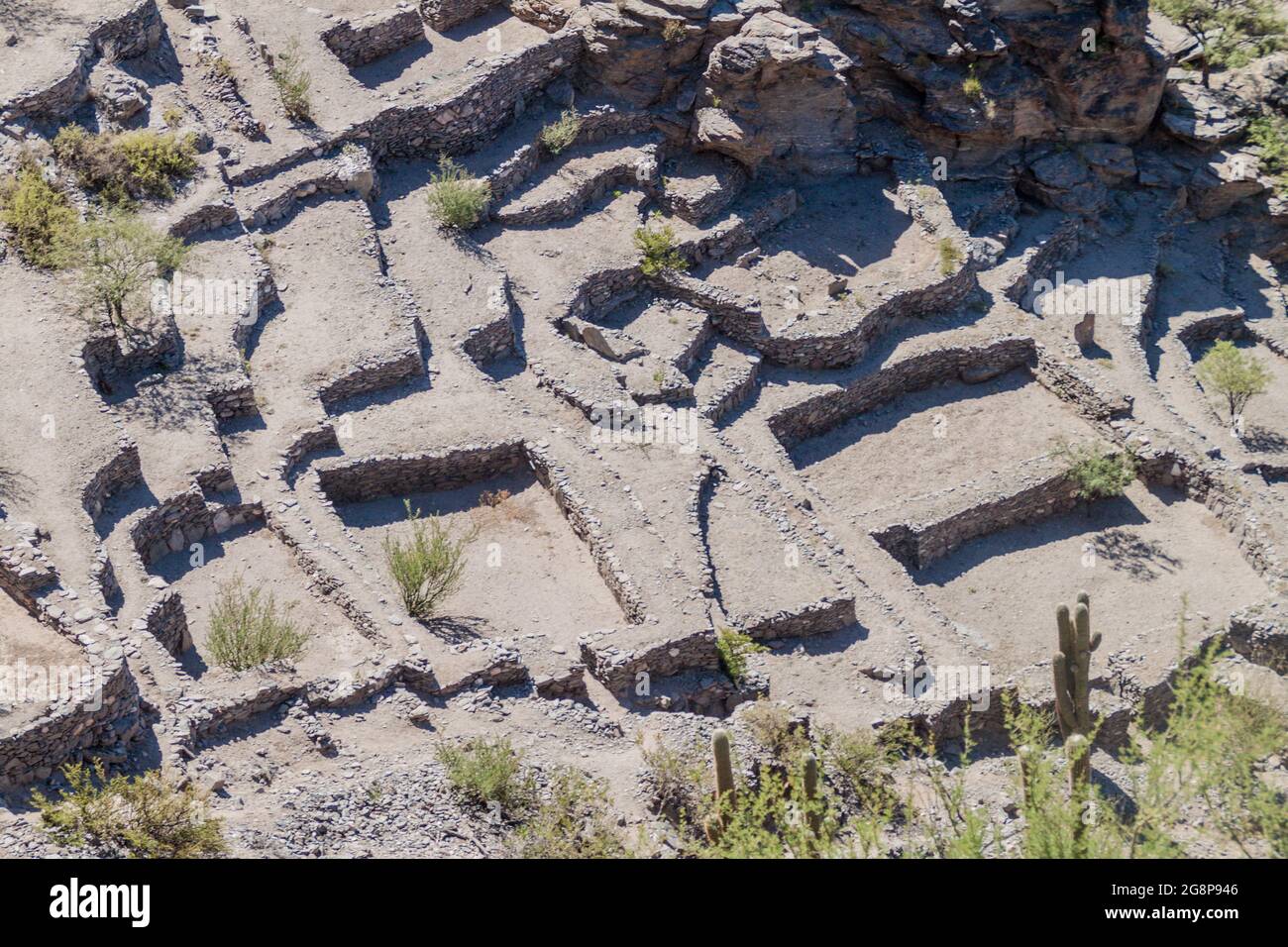 Ruins of ancient pre-inca town Quilmes, Argentina Stock Photo - Alamy