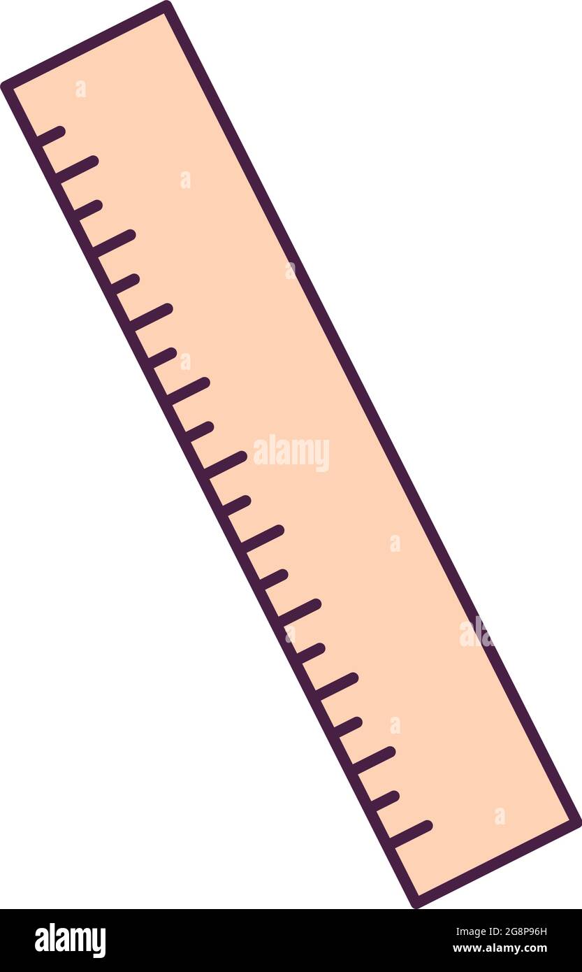 yellow ruler illustration Stock Vector Image & Art - Alamy