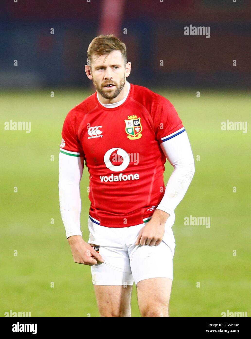 Elliot Daly of the British and Irish Lions during the Castle Lager ...