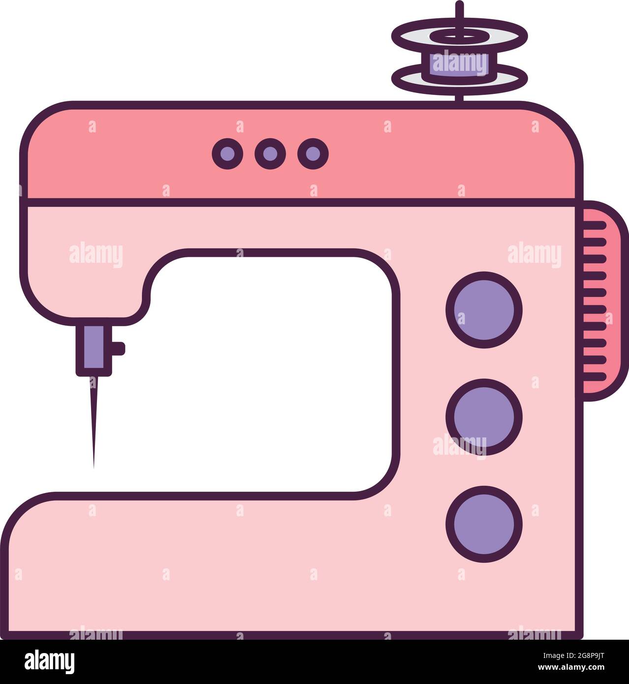 sewing machine design Stock Vector Image & Art - Alamy